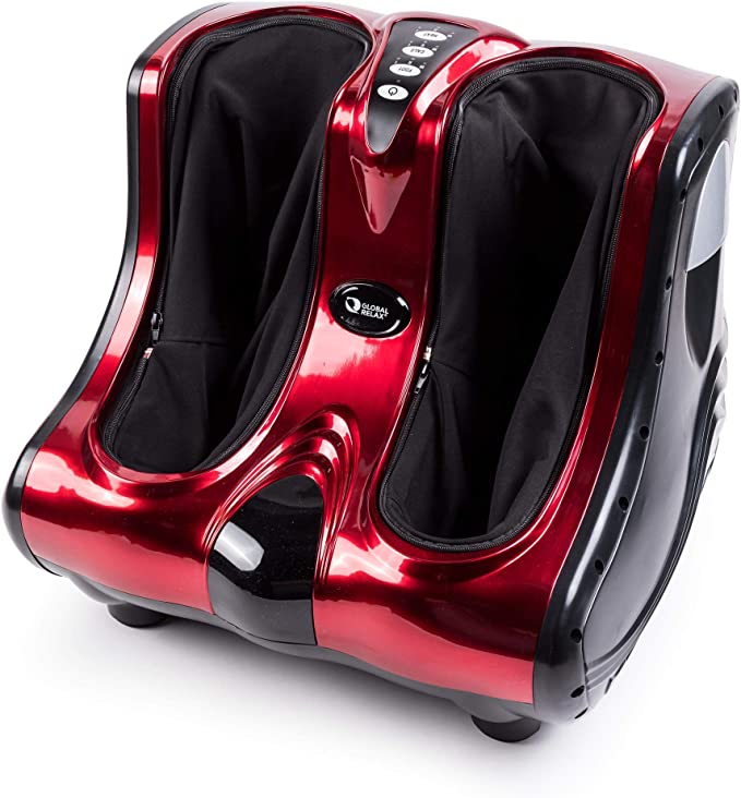 Electric Deluxe Shiatsu Machine With Heel Roller Foot Massager ...